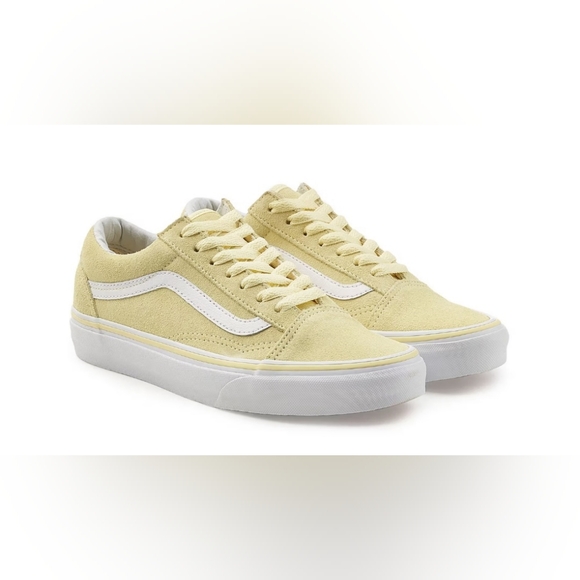 Vans | Shoes | Vans Pastel Yellow Suede Old Skool | Poshmark